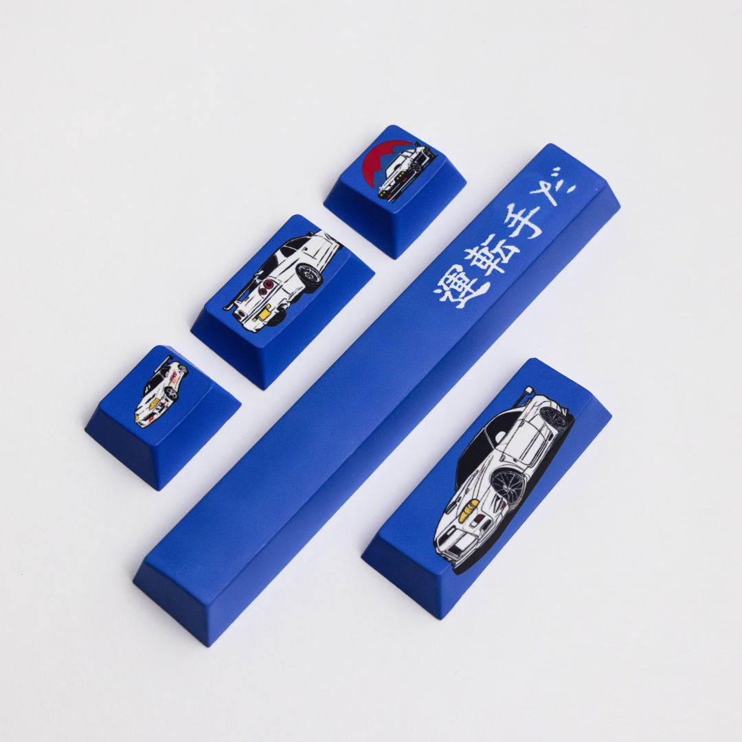 Blue JDM Accent Keycap Set – Automotive-Inspired Flair for Mechanical ...