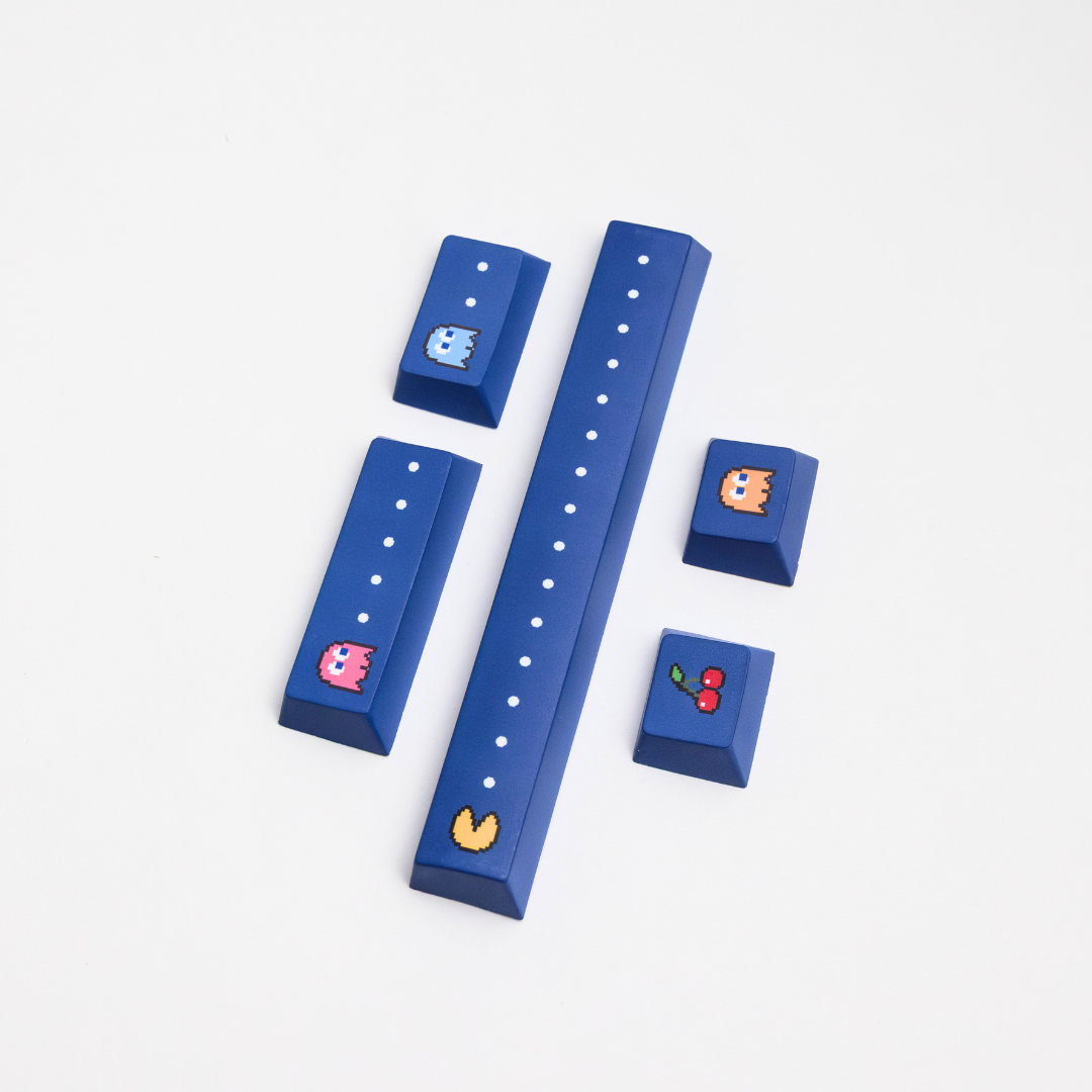 Pacman Accent Keycap Set – Retro Gaming Vibes for Your Mechanical Keyboard