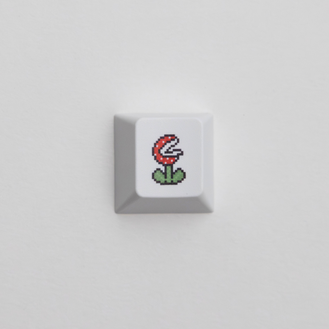 Piranha Plant Keycap – Single Custom Key for Retro Gaming Keyboards